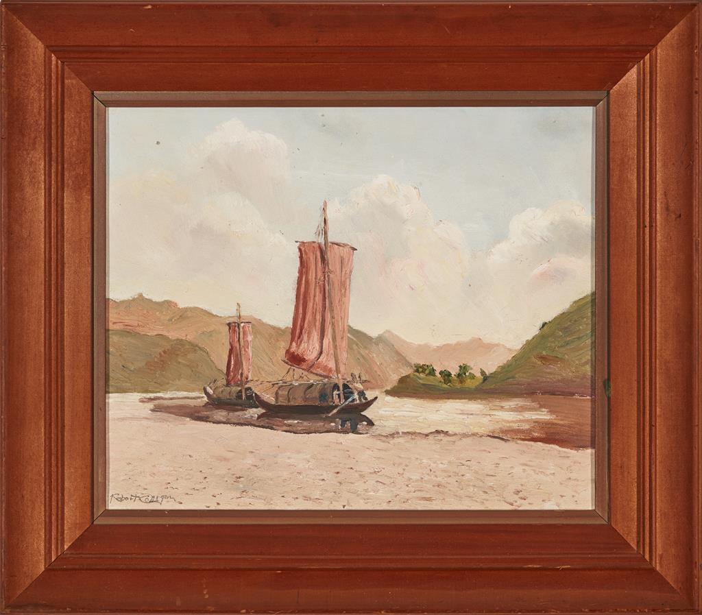 Robert Colligan | 'Boats on The Yangtze' | MutualArt