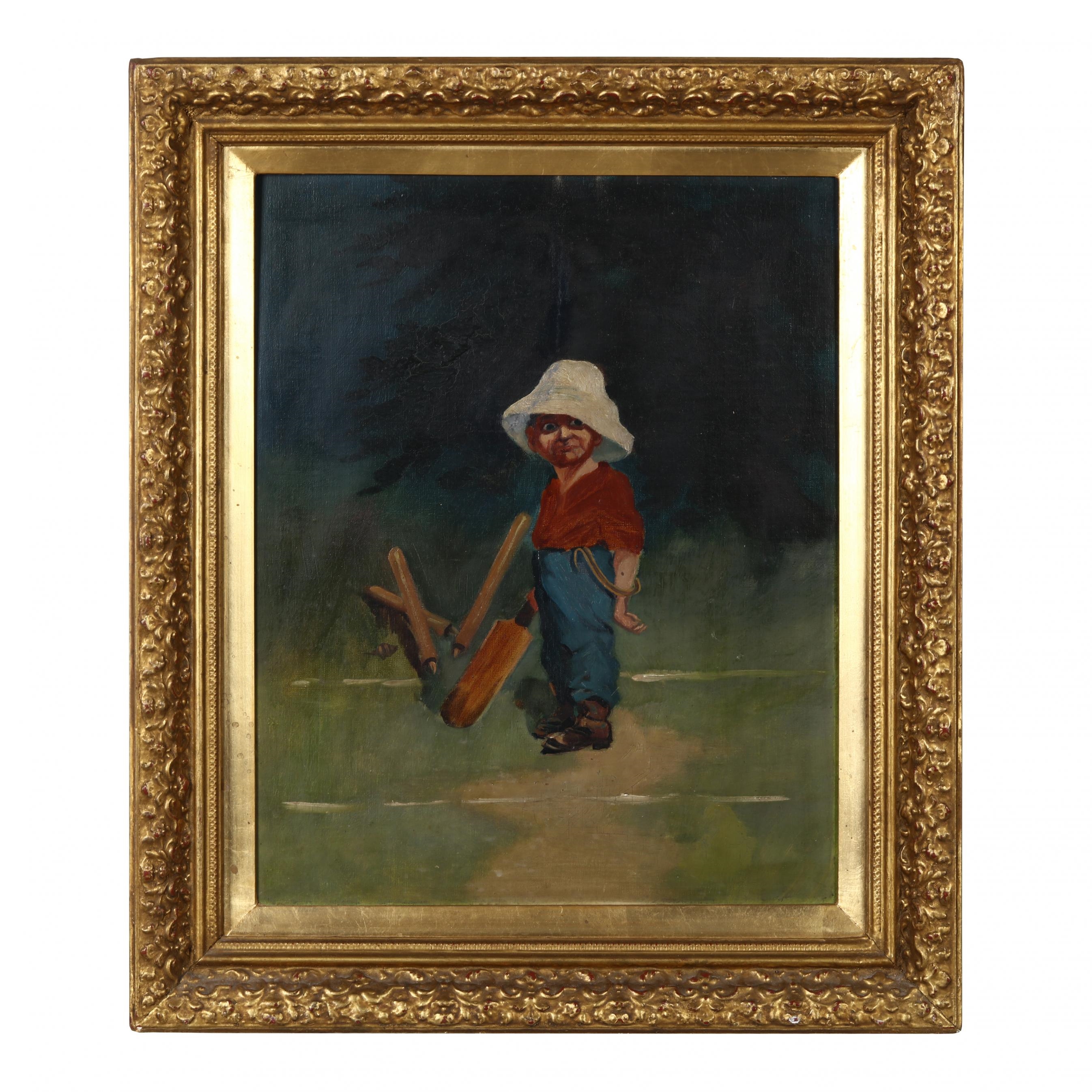 E.P. Kinsella | The Hope of His Side and Out First Ball (two paintings ...