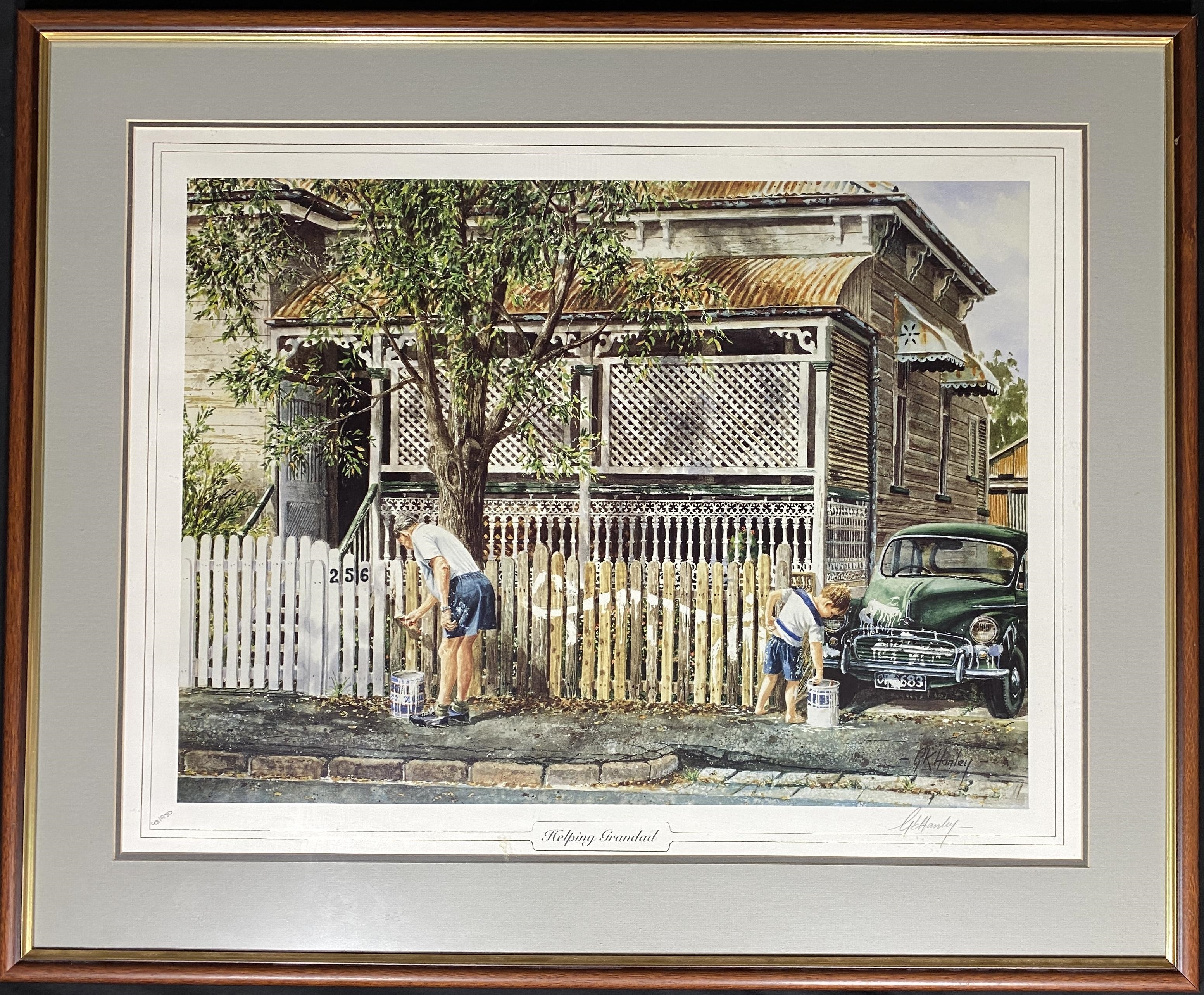 Gordon Hanley | Helping Grandad | MutualArt