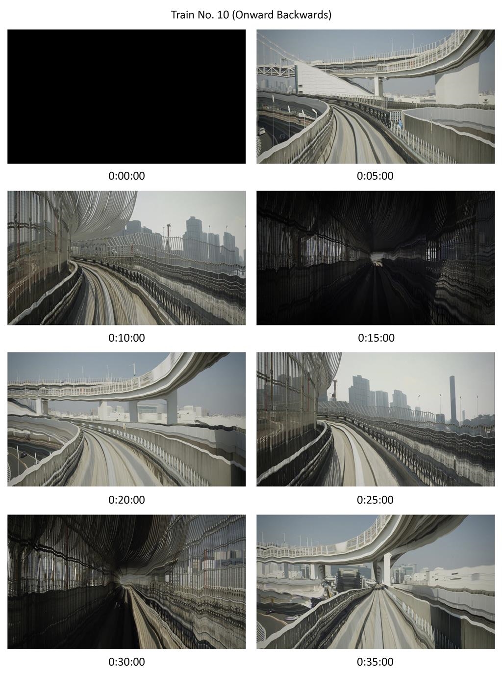 Daniel Crooks | Train No. 10 (Onward Backwards) (2012) | MutualArt