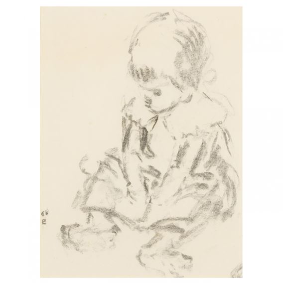 Sarah Blakeslee | Portrait Sketch of a Young Child (1930s) | MutualArt