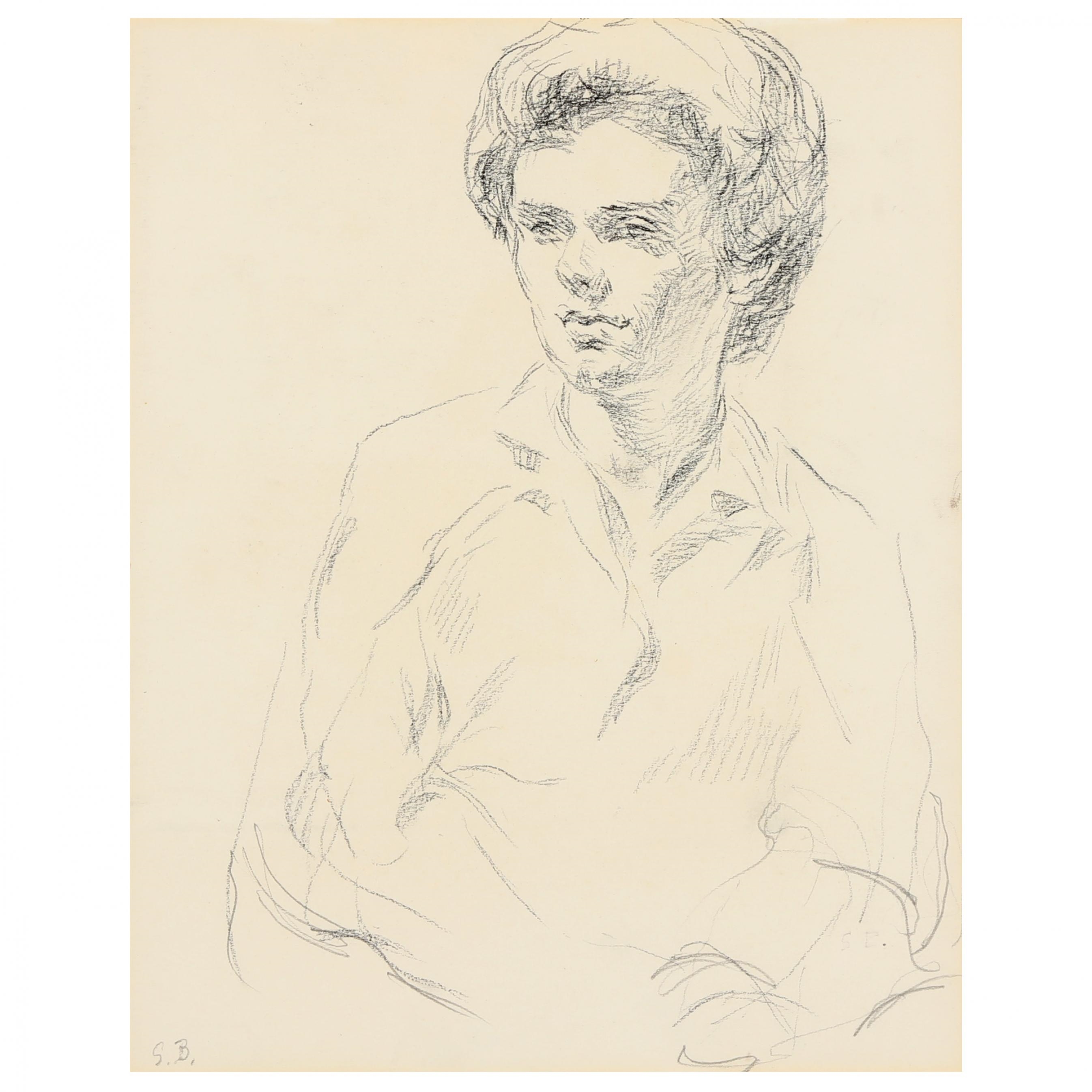 Sarah Blakeslee | Portrait Sketch of a Woman (1930s) | MutualArt