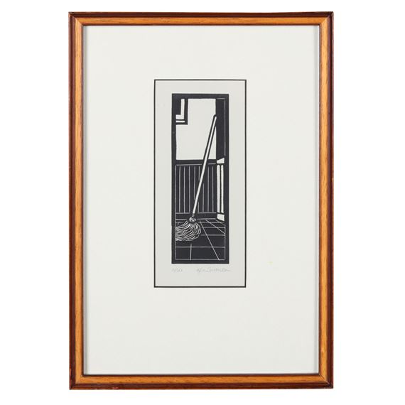 Ken Swanson | Two Linocut Prints | MutualArt