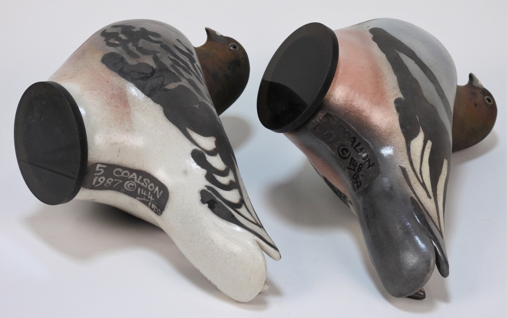 Glo Coalson | Pottery Pigeon Sculptures | MutualArt