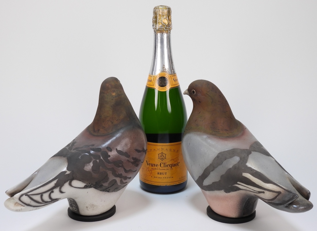 Glo Coalson | Pottery Pigeon Sculptures | MutualArt