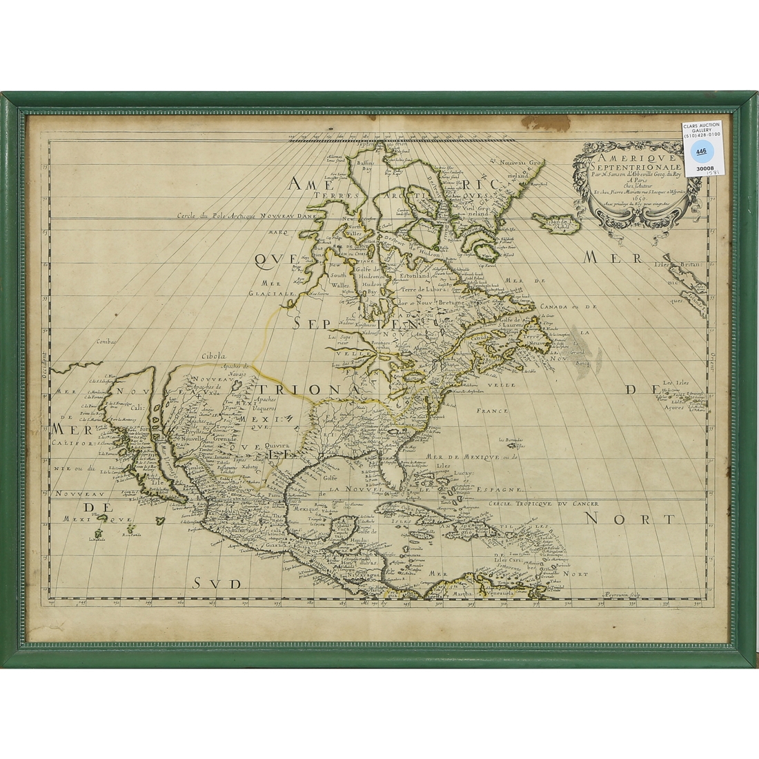 Nicolas Sanson | Amerique Septentrionale (1650) | MutualArt