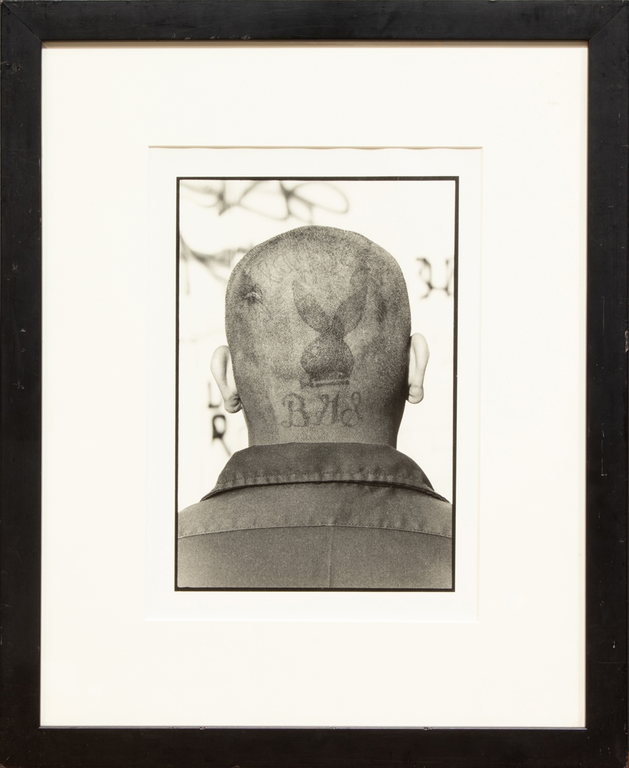 Robert Yager | Untitled (Gang Member Head with tatoos) | MutualArt