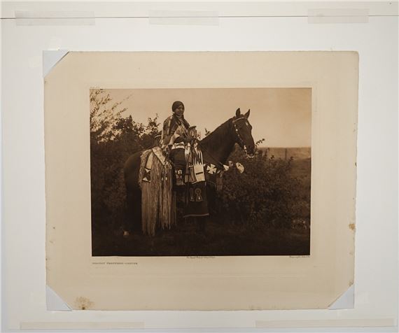 Edward S. Curtis | Holiday Trappings - Cayuse (1910) | MutualArt