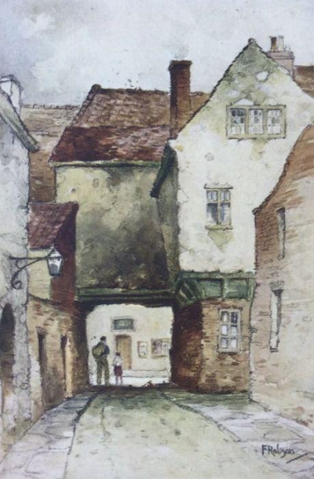 Featherstone Robson | composition of an old alley in York | MutualArt
