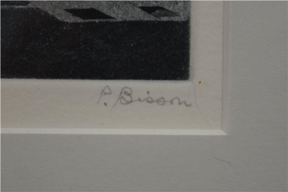 Paul Bisson | Steps From Place Du Marche | MutualArt