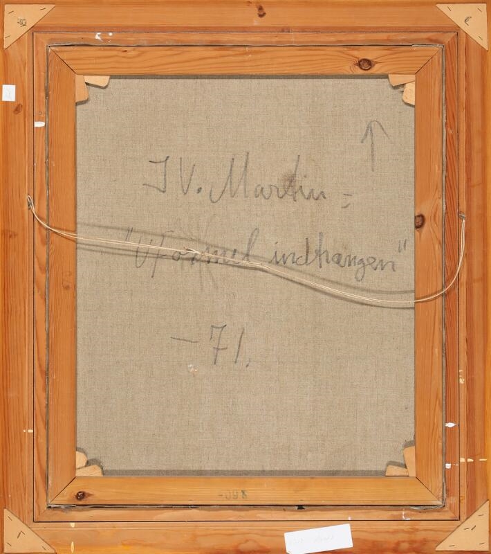 J. V. Martin | Uformel indtrængen (1971) | MutualArt