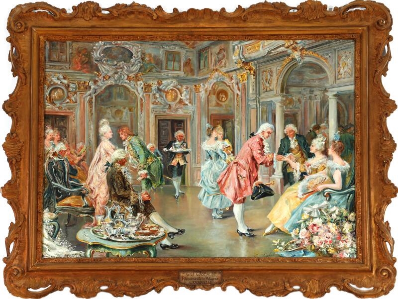 Luigi Gasparini | Ricevimento in PaLazzo Giovanelli | MutualArt