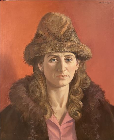 István Mácsai | Portrait of Woman in a Fur Cap (85) | MutualArt