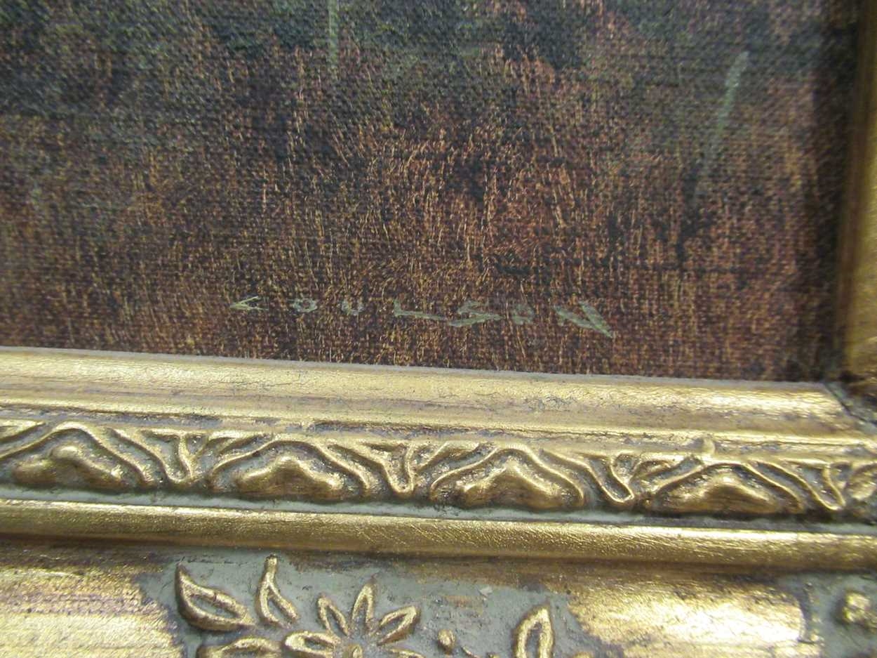 Gerald Coulson | Country landscape with cottages | MutualArt