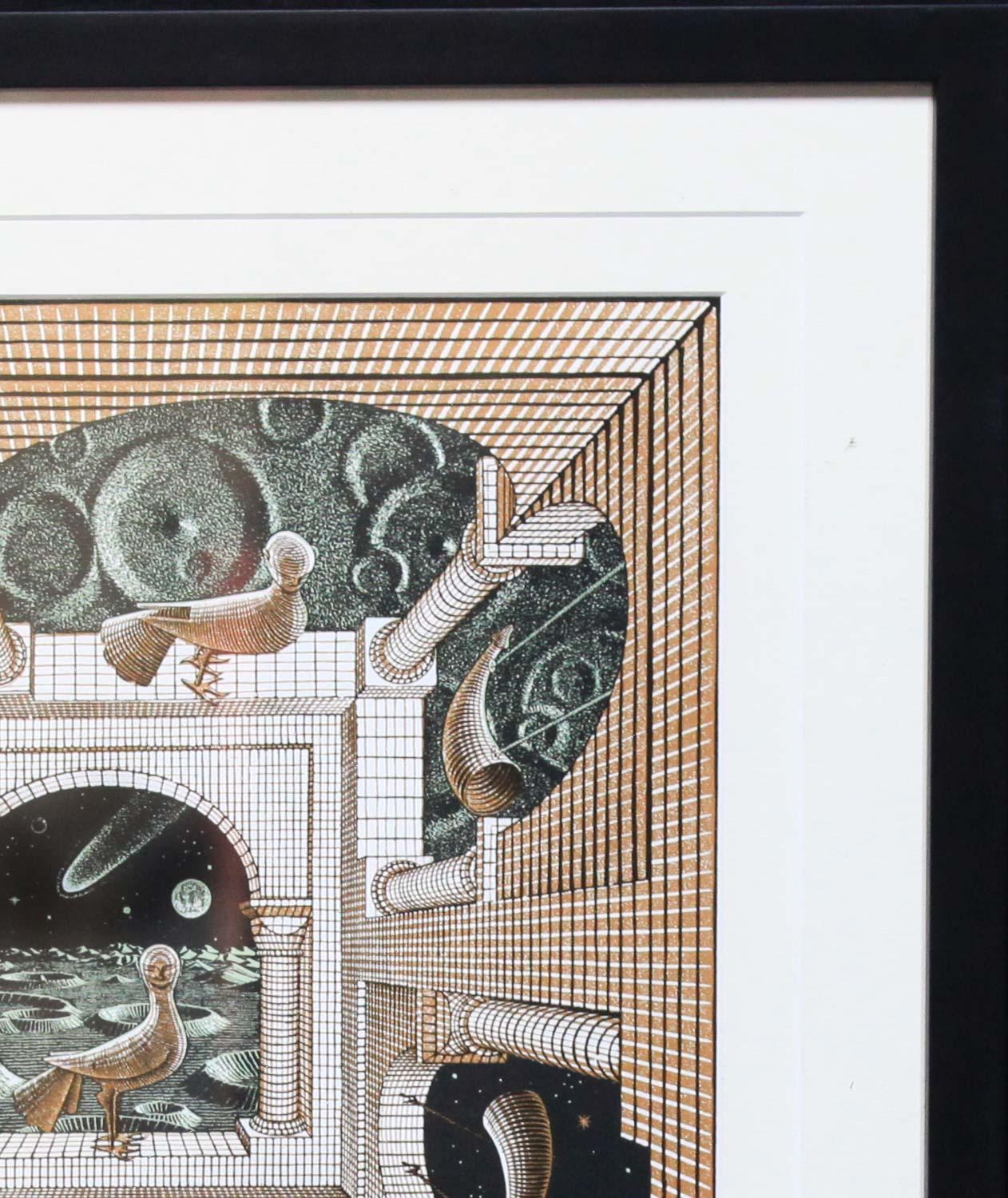 Maurits Cornelis Escher | Another World | MutualArt