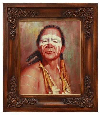 W. Hackert | PORTRAIT OF NATIVE AMERICAN MAN | MutualArt