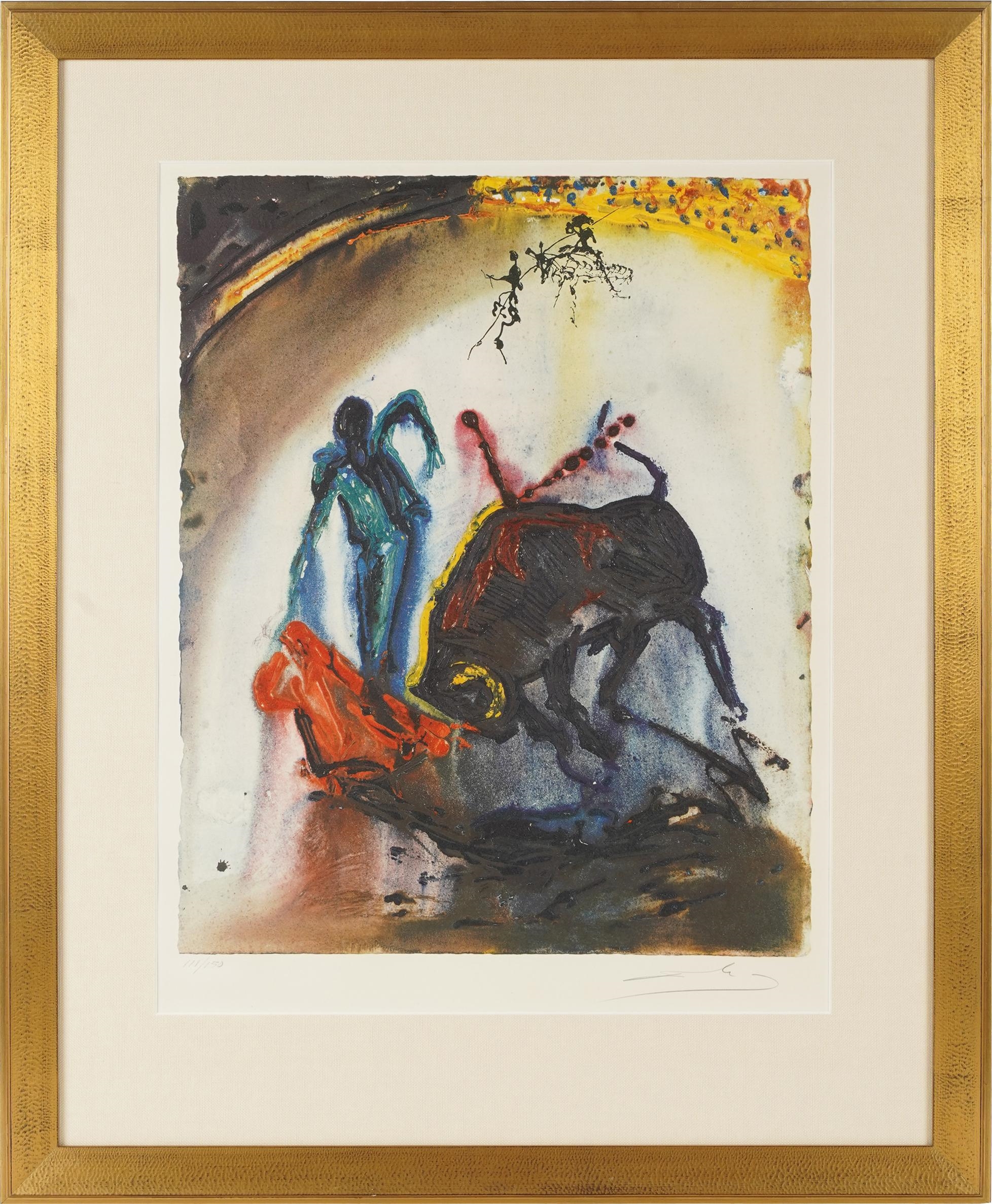 Salvador Dalí | DON RICKLES SALVADOR DALI MATADOR & BULL LITHOGRAPH ...