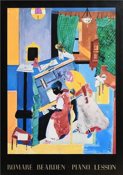Romare Bearden | Piano Lesson | MutualArt