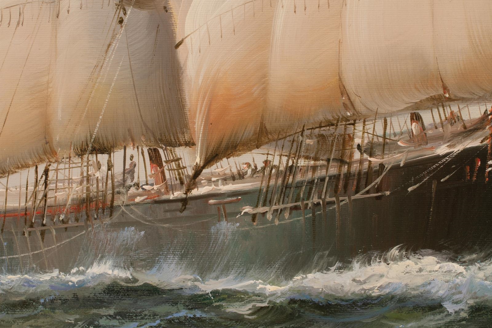 Jean Laurent | Sailing Ships near the Shore | MutualArt