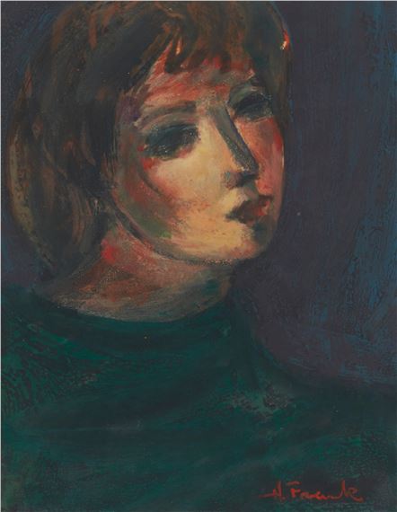 Harold Frank | Portrait of a young woman | MutualArt