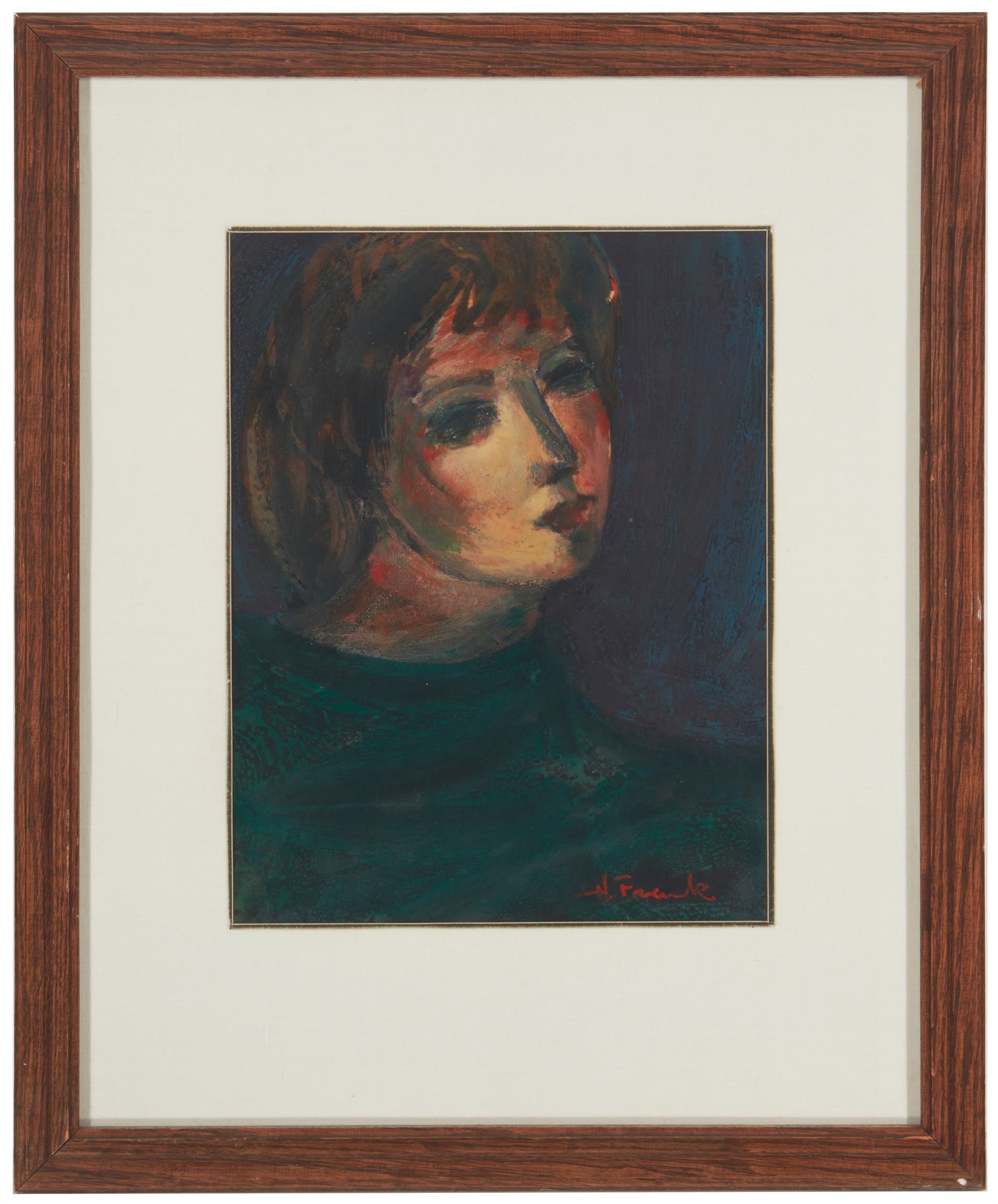 Harold Frank | Portrait of a young woman | MutualArt