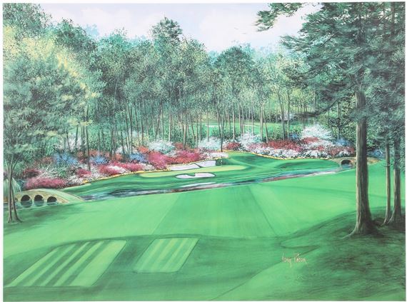 Nancy Raborn | golf print | MutualArt