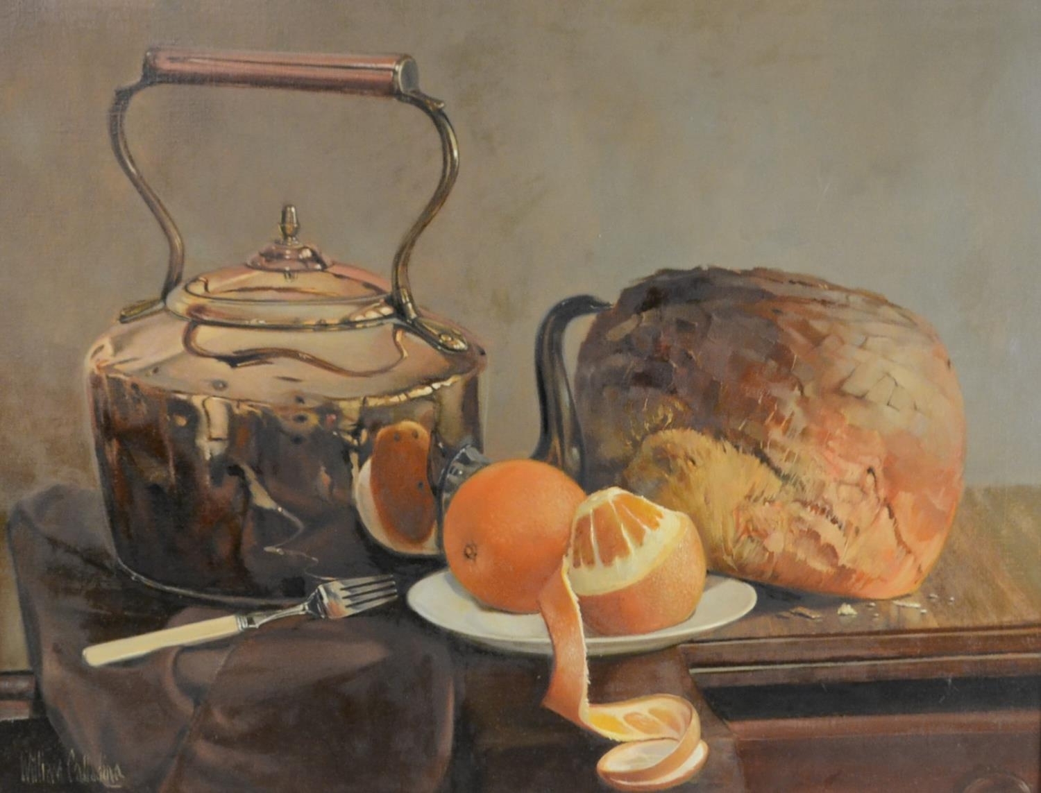 William Calladine | Still Life with Copper Kettle | MutualArt
