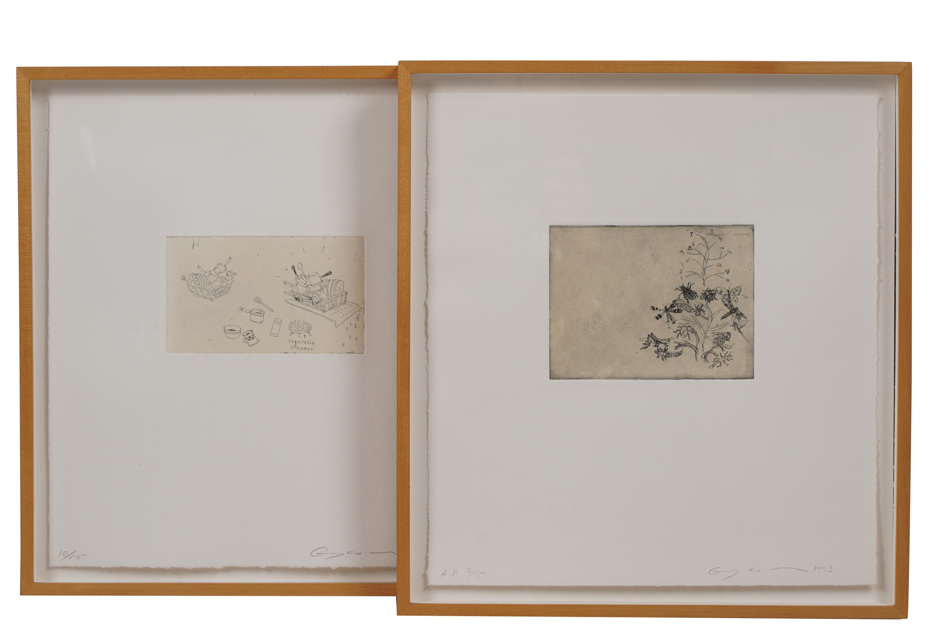 Greg Colson | TWO WORKS; The Insects (from Dockings); Pots and pans on ...