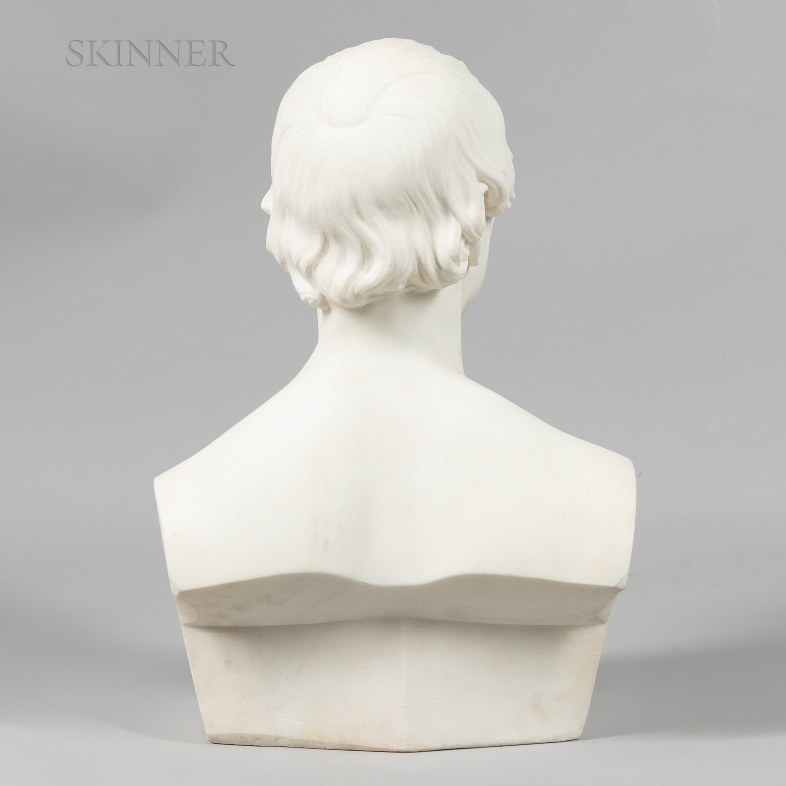Henry Dexter | Marble Bust of Theodore Lyman II (1871) | MutualArt