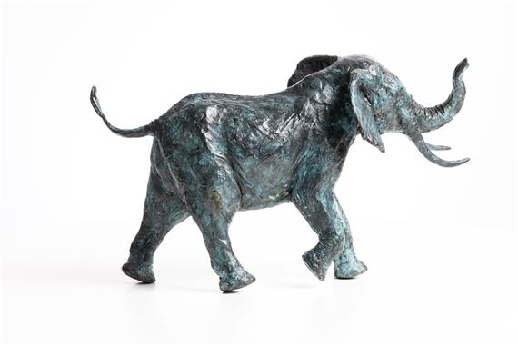 Mark Rode | Charging Elephant | MutualArt