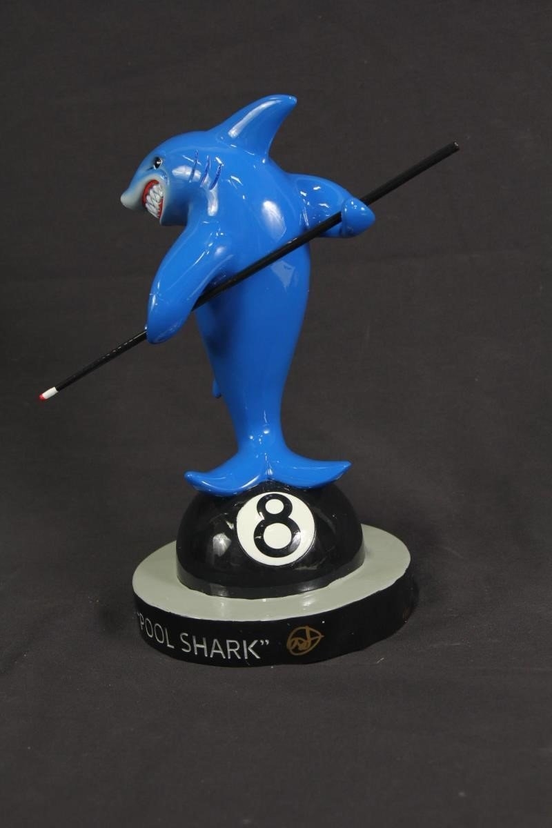 Michael Godard | MICHAEL GODARD POOL SHARK SCULPTURE (2020) | MutualArt
