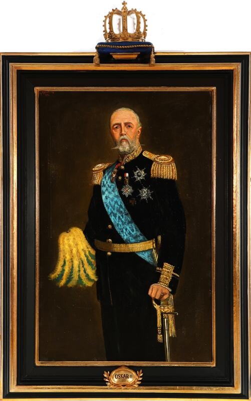 Carl Gabriel Wadell | Portrait of king Oscar II (1891) | MutualArt
