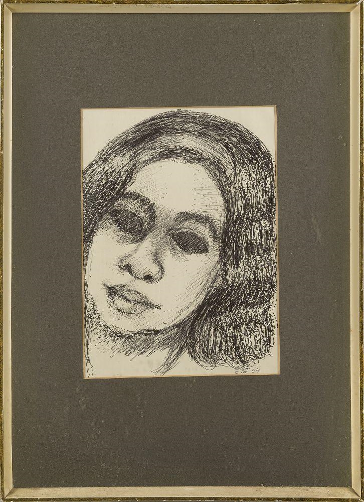 Else Meidner | Portrait of a girl (1964) | MutualArt