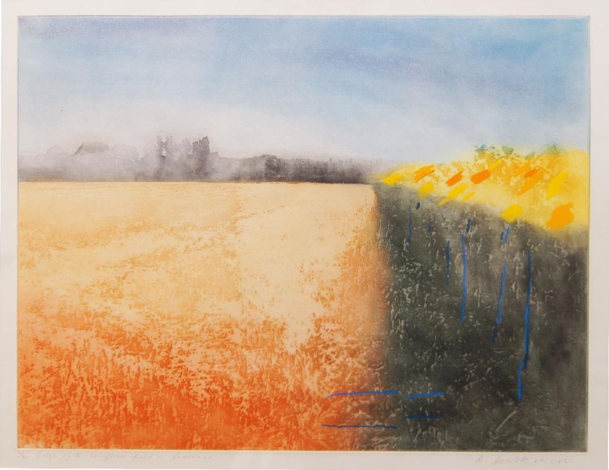 Donald Wilkinson | Edge of the Sunflower field - Provence | MutualArt