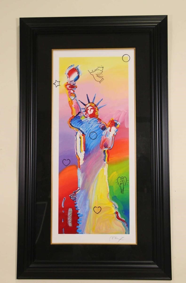 Peter Max | PETER MAX STATUE OF LIBERTY SERIGRAPH (2010) | MutualArt