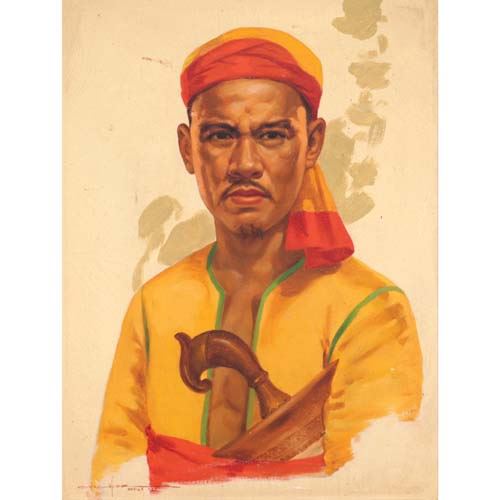 Crispin Villafuerte Lopez | Portrait of Filipino and Filipina (1955 ...