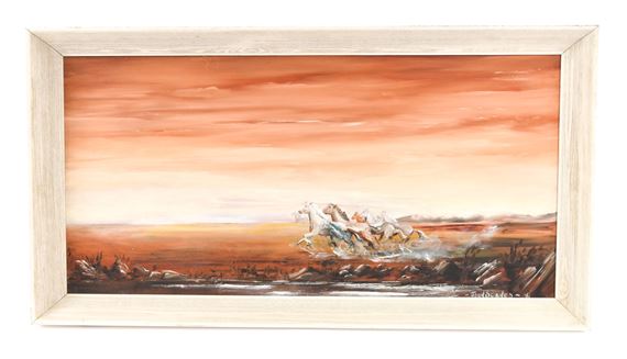 John Scanes | MID-CENTURY HORSE PAINTING (1961) | MutualArt