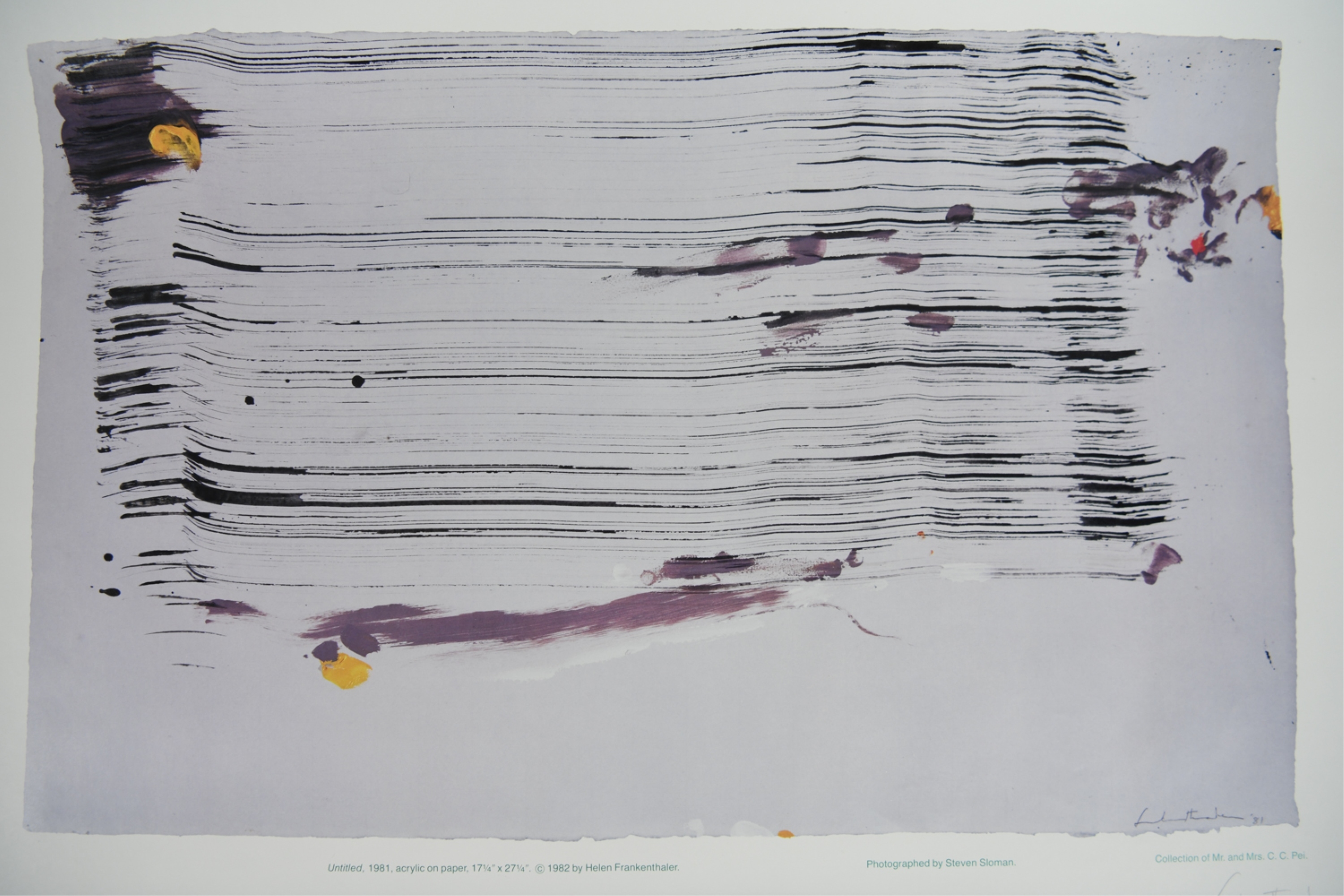 Helen Frankenthaler | HELEN FRANKENTHALLER/ERIN COPLAND SIGNED POSTER ...