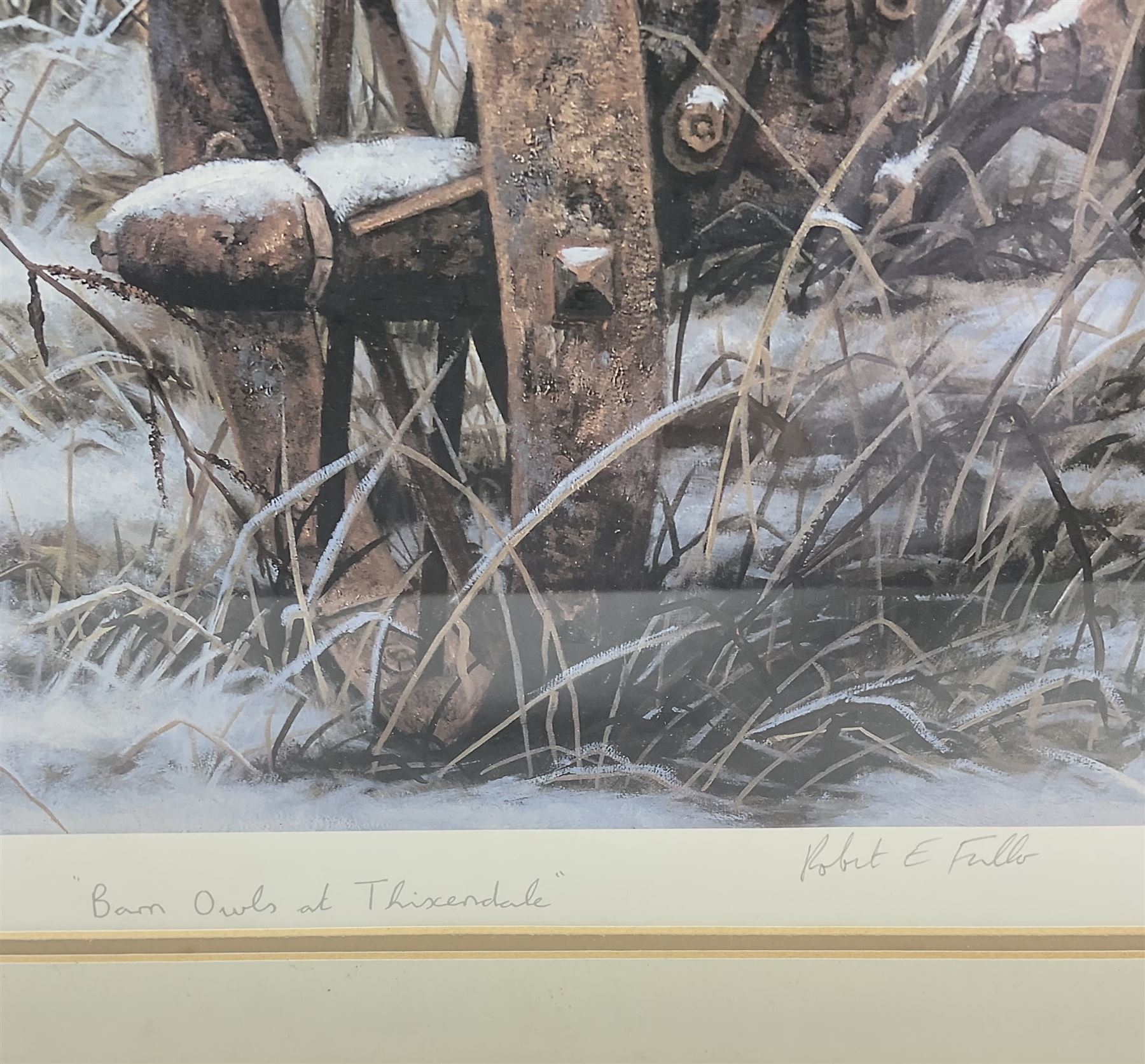 Robert E. Fuller | Barn Owls at Thixendale | MutualArt