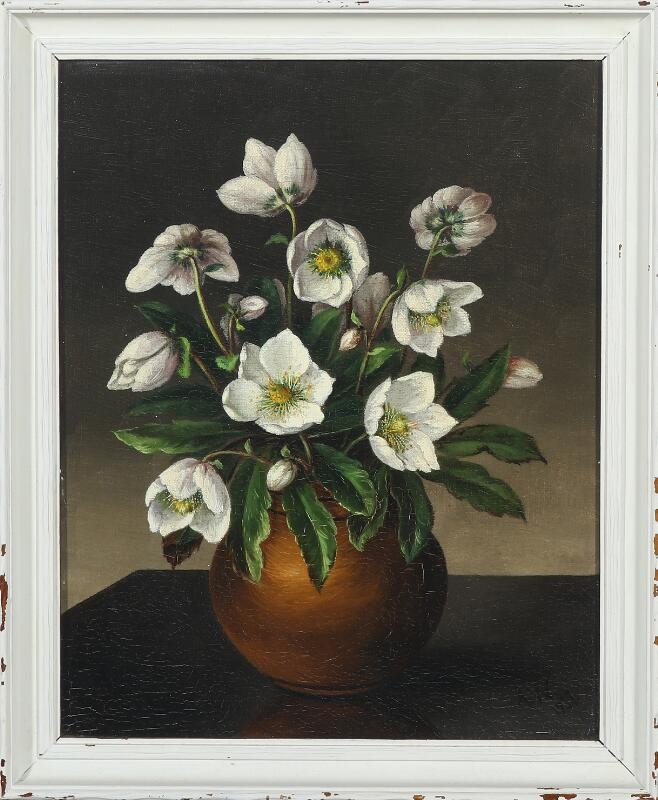 Anna Westphal | Two still lifes with flowers (1940) | MutualArt