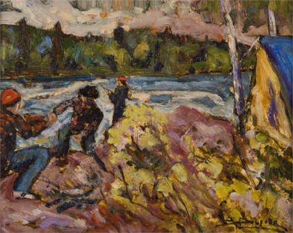 André Dufour | Les derniers coureurs de bois | MutualArt