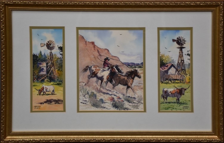 Lorenzo Castaneda | Set of 3 Watercolors (2012) | MutualArt