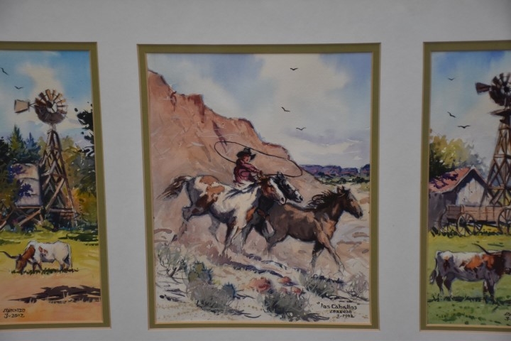 Lorenzo Castaneda | Set of 3 Watercolors (2012) | MutualArt