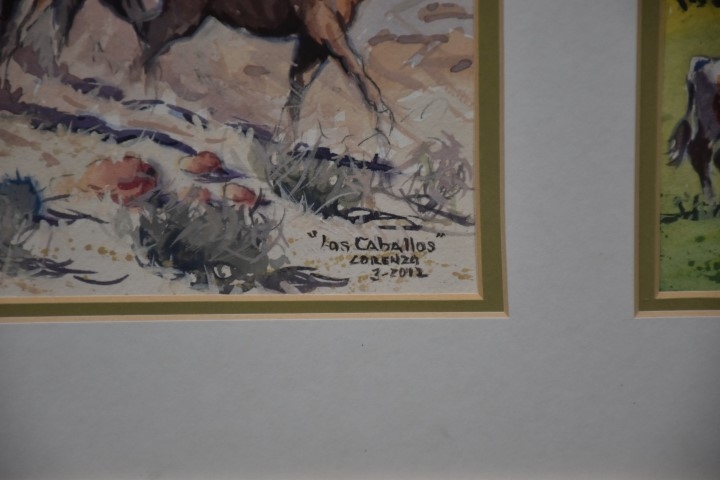 Lorenzo Castaneda | Set of 3 Watercolors (2012) | MutualArt