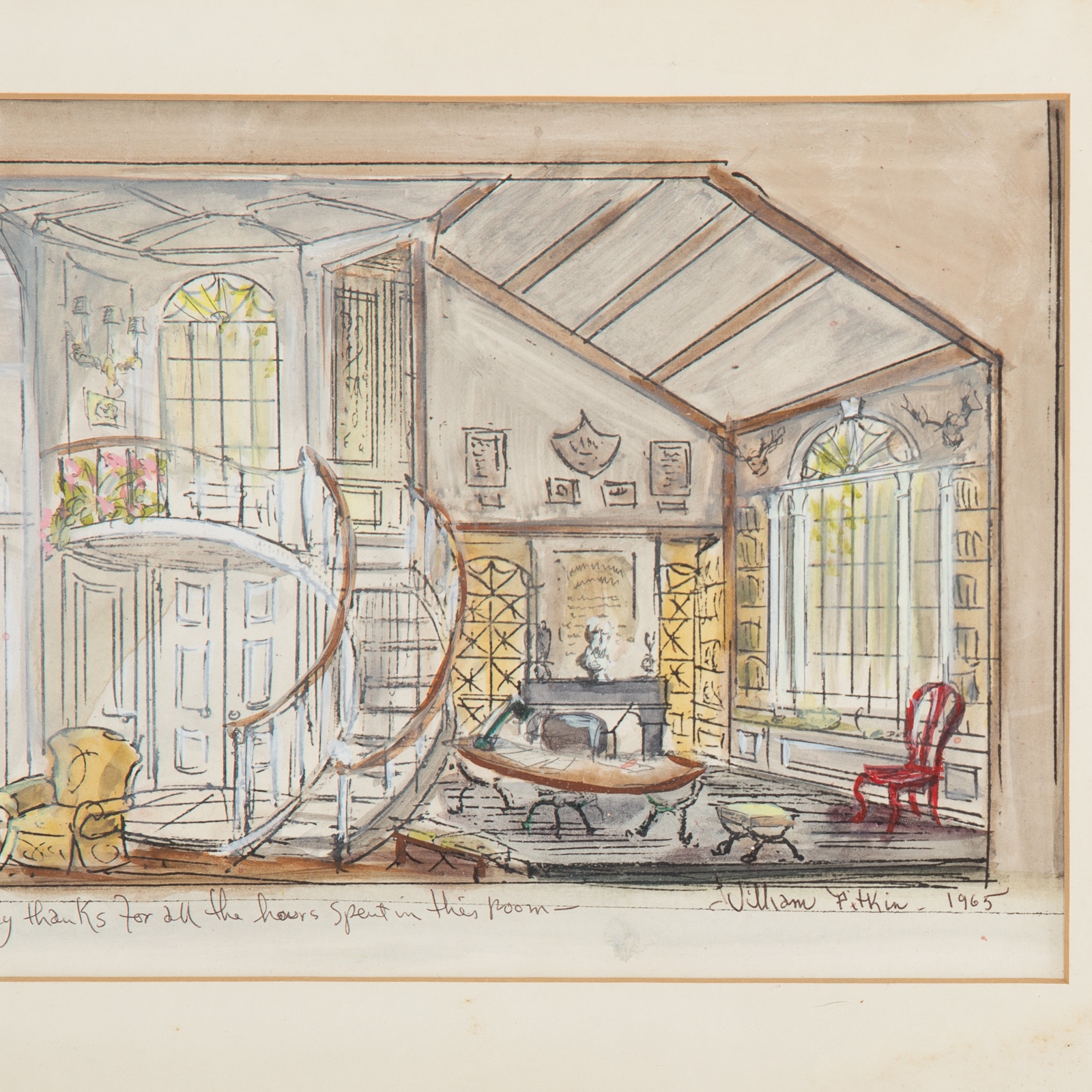 William Pitkin | Set Design (1965) | MutualArt
