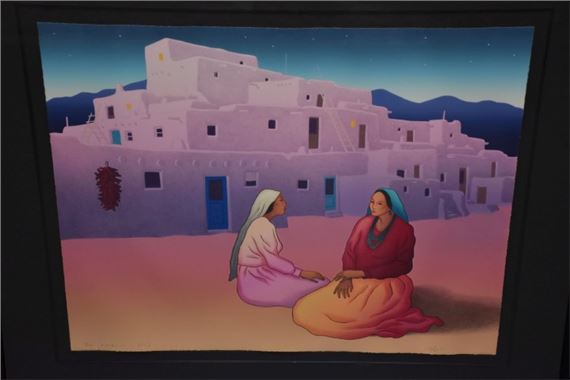 R.C. Gorman | Color Lithograph (1993) | MutualArt