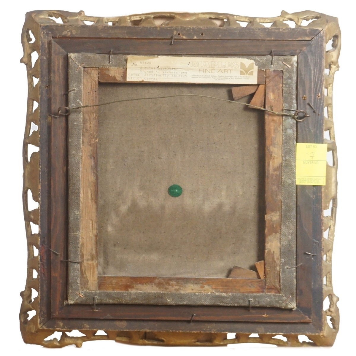 Alfred Henry Vickers | Village Scene (1879) | MutualArt