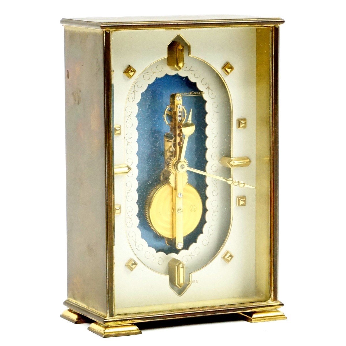 Unknown | 8-Day Skeleton Clock with Baguette Movement | MutualArt