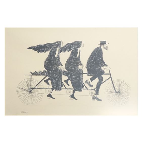 J. Herr | Bicyclists | MutualArt