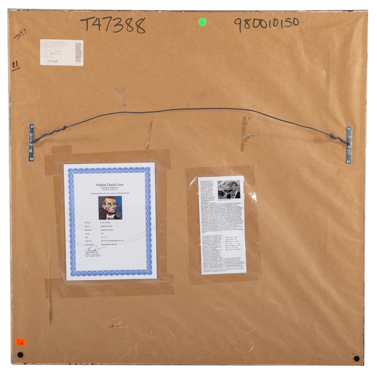 LeRoy Neiman | Abraham Lincoln (1968) | MutualArt